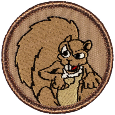 Rabid Squirrel Patrol Patch - 2" Round Embroidered Patch | eBay