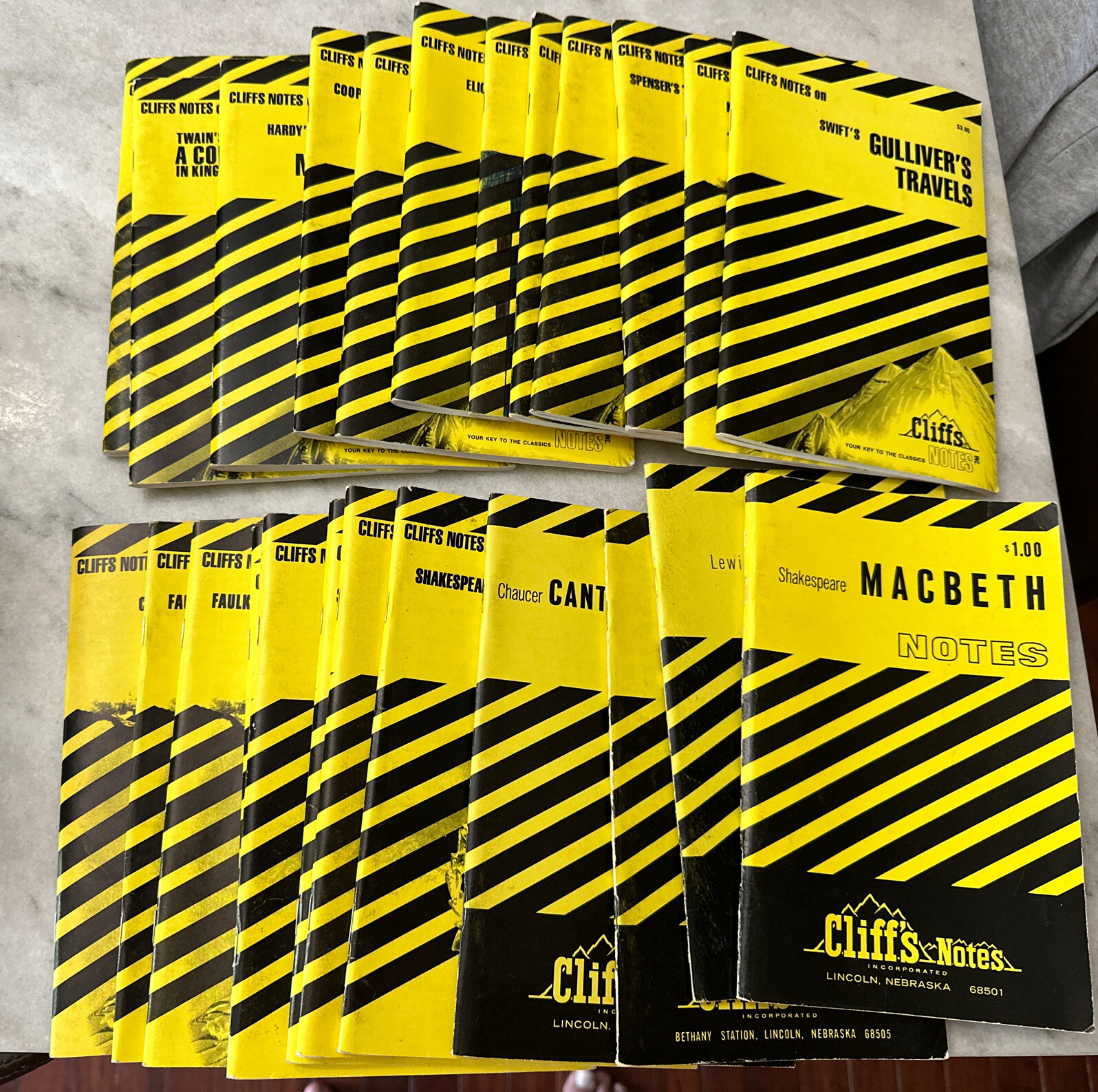 Cliff's Notes Collection of Literature Study Guides - Used - 23 total ...