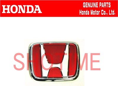 HONDA GENUINE CIVIC EK9 TYPE-R RED H Rear Emblem Badge OEM JDM | eBay