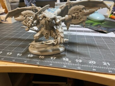 Reaper miniatures - "Rauthuros" Demon Warlord , 0579 | eBay