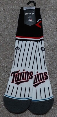 New! Stance Infiknit Size Large Casual Socks Minnesota Twins MLB | eBay