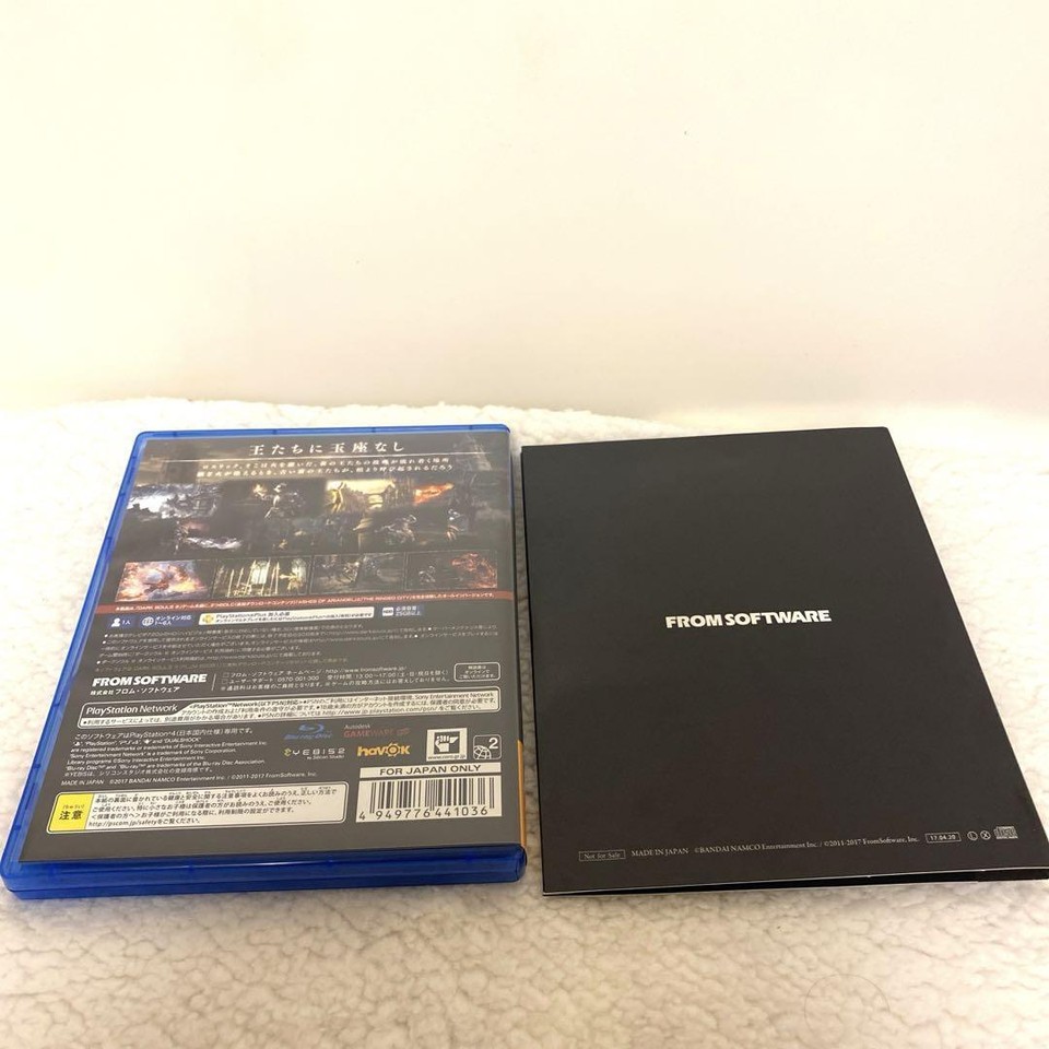Dark Souls III The Fire Fades Edition PS4 Limited Bonus Soundtrack CD ...