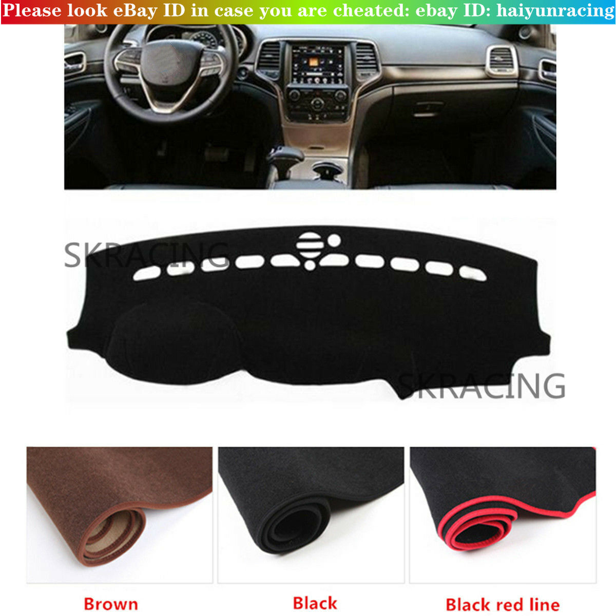 Anti-slip Dashmat Dashboard Mat Dash Cover Sun Visor Pad For Grand ...