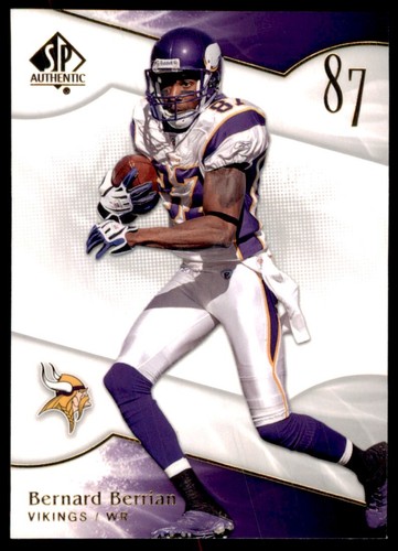 2009 SP AUTHENTIC BERNARD BERRIAN MINNESOTA VIKINGS #64 | eBay