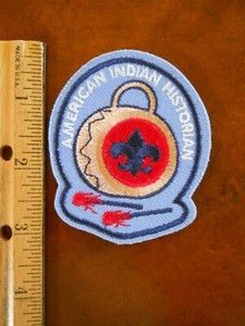 BOY SCOUTS OF AMERICA AMERICAN INDIAN HISTORIAN PATCH (NEW WITH TAGS ...