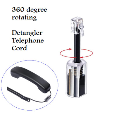 Tangle Stopper Telephone Handset Cable Curly Cord Detangler Untangle ...