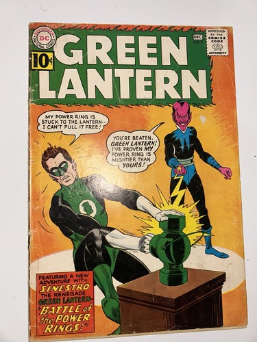Green Lantern #9 (1961) - First Cover Appearance Of Sinestro - GD+ | eBay