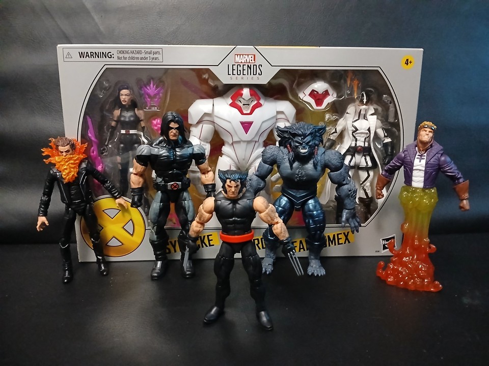 Xforce Team Bundle Marvel Legends Lot Xmen Psylocke beast #mego Mezco ...