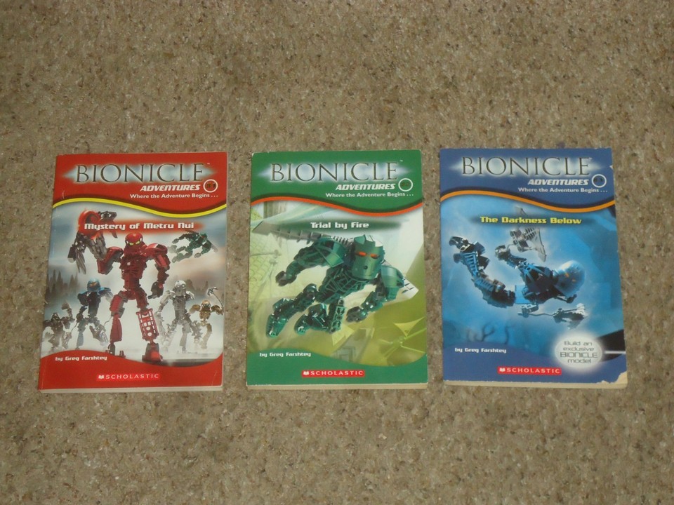 Lot 23 Bionicle Series Novels DVDs Greg Farshtey C.A. Hapka | eBay