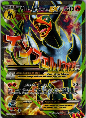 M Houndoom EX (Full Art) Holofoil 154/162 Ultra Rare XY - BREAKthrough ...