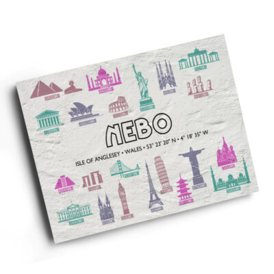 A3 PRINT - Nebo, Isle of Anglesey, Wales - World Landmarks | eBay UK