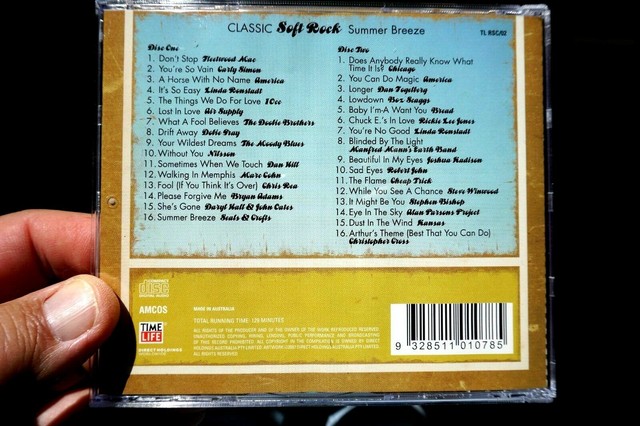 Time Life Classic Soft Rock - Summer Breeze - 2CD COMPILATION - VGC for ...