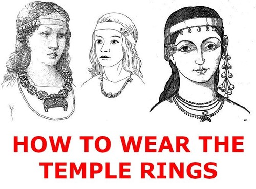 Bronze Temple Rings from Kievan Rus. Slavic Jewelry Medieval ...