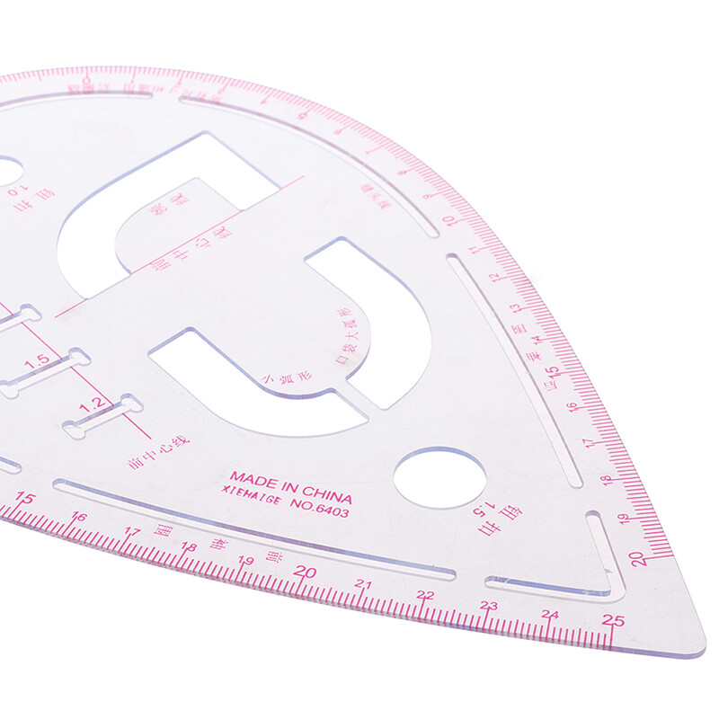 Curve Metric Sewing Ruler Measure Plastic Tailor Grading Pattern Design ...