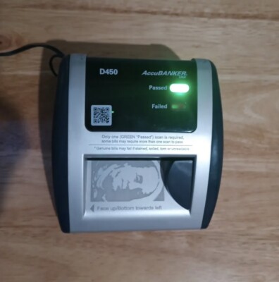 AccuBANKER D450 Bleached Bills Auto Detector - 696735725716| eBay