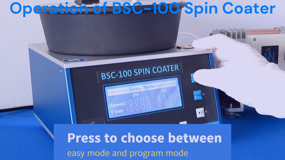 BSC-100 Spin Coater - Inclu. a Vacuum pump, 3 vacuum chucks & 2 Years ...