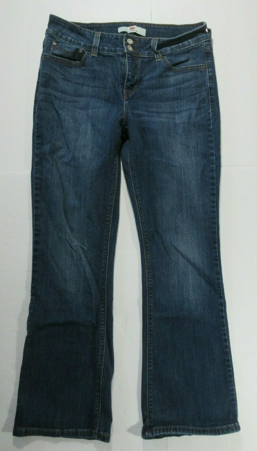 Levi's 526 Slender Boot Cut Whisker Faded Blue Jeans … - Gem