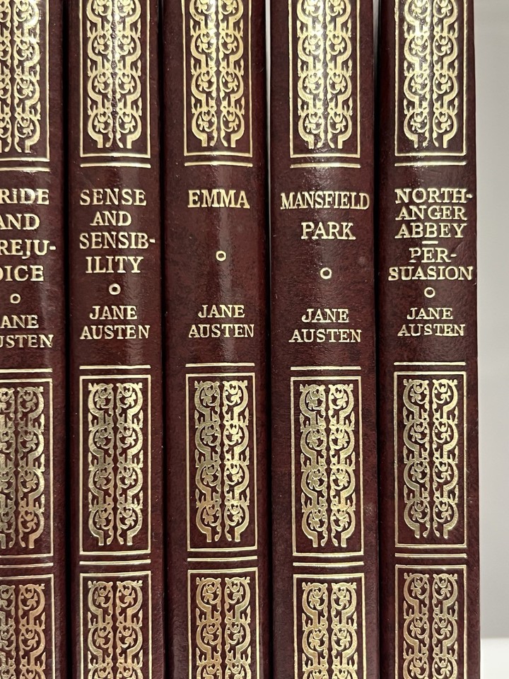Jane Austen Collins Gift Classics Box Set Faux Leather 1974 Pride and ...