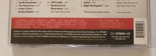 The Rocketeer (Original Motion Picture Soundtrack) by James Horner (CD ...