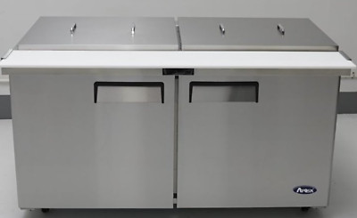 NEW 2 Door 60" Cold Mega Top Prep Table Night Cover Atosa MSF8307GR ...