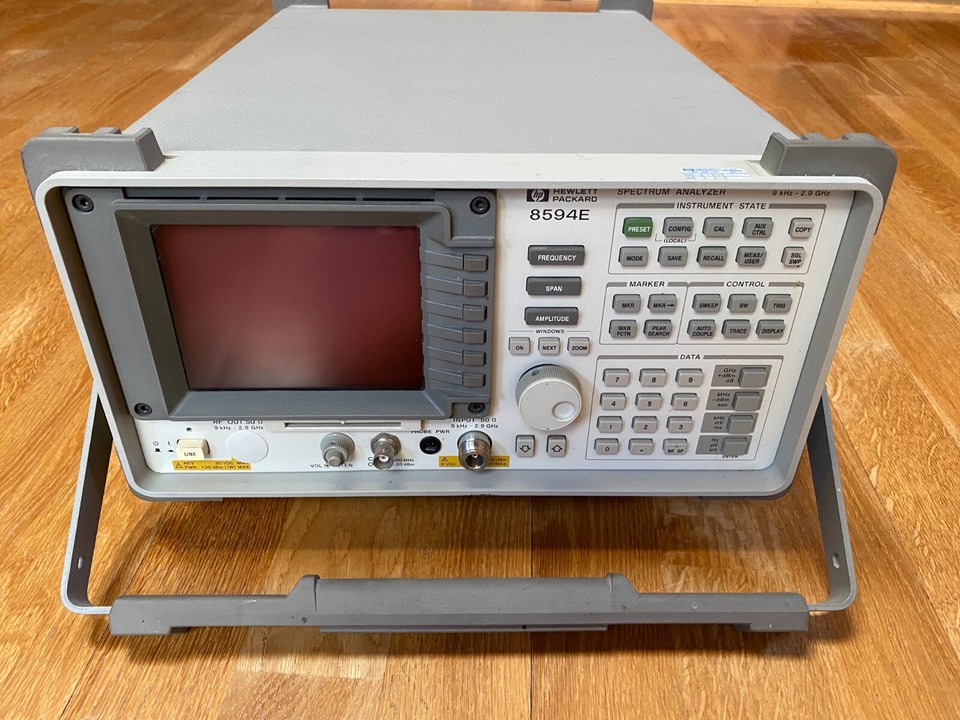 Hewlett Packard HP 8594E Spectrum Analyzer 9 kHz-2.9 GHz | eBay