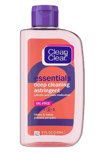 Clean & Clear Essentials Oil-Free Deep Cleaning Astringent, 8 fl oz | eBay