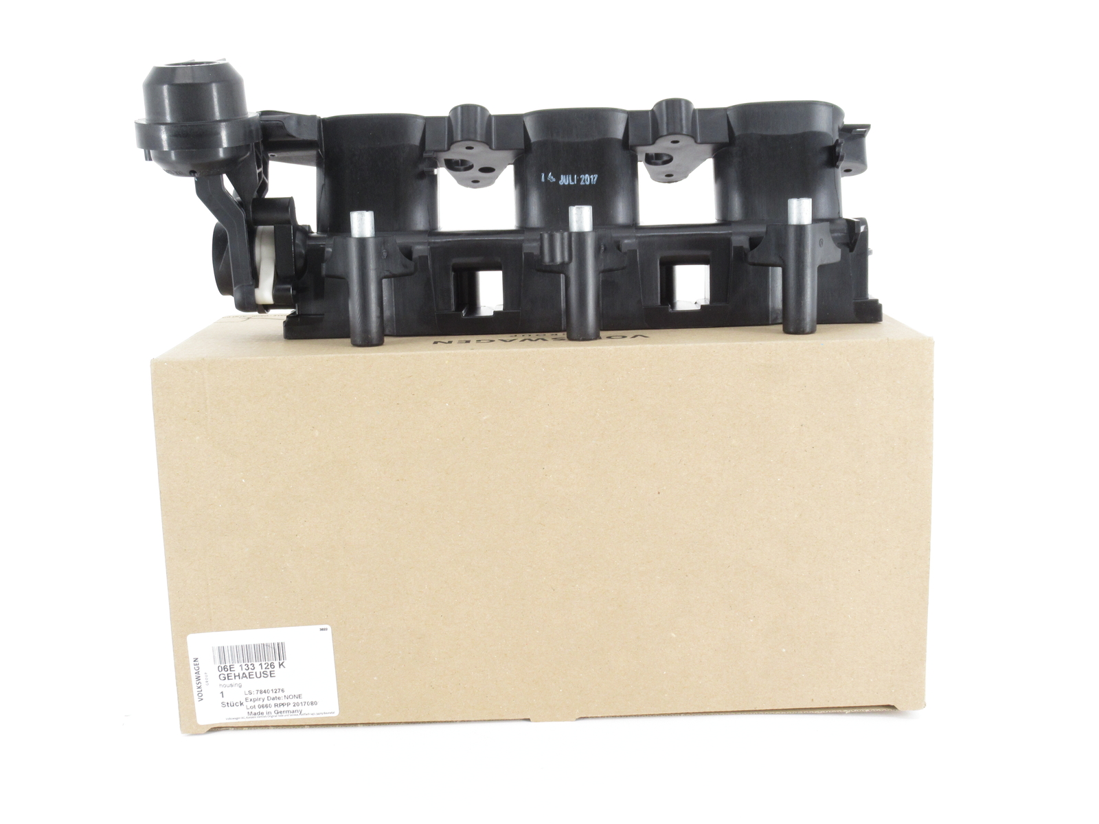 Genuine OEM Audi 06E-133-126-K Intake Manifold Air Equalizer Housing ...