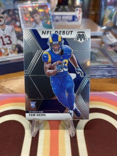CAM AKERS 2020 Panini Mosaic NFL DEBUT CARD #277 Los Angeles Rams ...