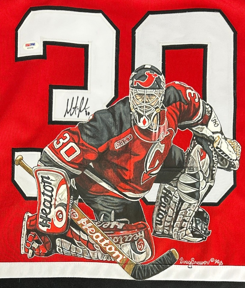 Martin Brodeur autographed signed hand painted jersey NHL New Jersey ...