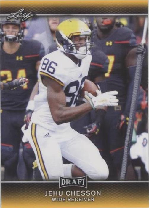 2017 Leaf Draft - Jehu Chesson #35 Gold (RC) for sale online | eBay
