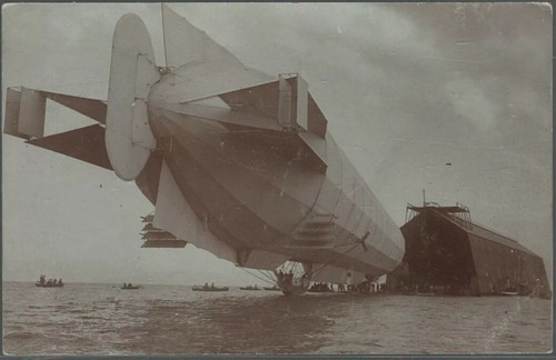 RPPC Graf Zeppelin Hansa LZ 13 Military Use Arriving Potsdam Habor ...