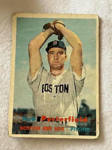 1957 Topps #118 Bob Porterfield Boston Red Sox P524 | eBay