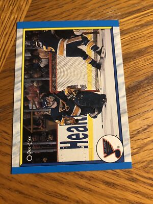 1989-90 OPC O-Pee-Chee Hockey St Louis Blues #314 TEAM ACTION CARD Set ...