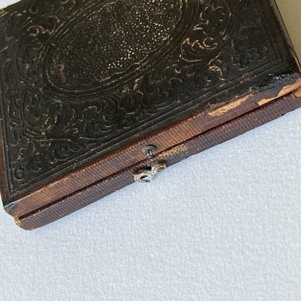 Antique Ambrotype Photograph Lovely Couple Women One Dressed In Masc ...