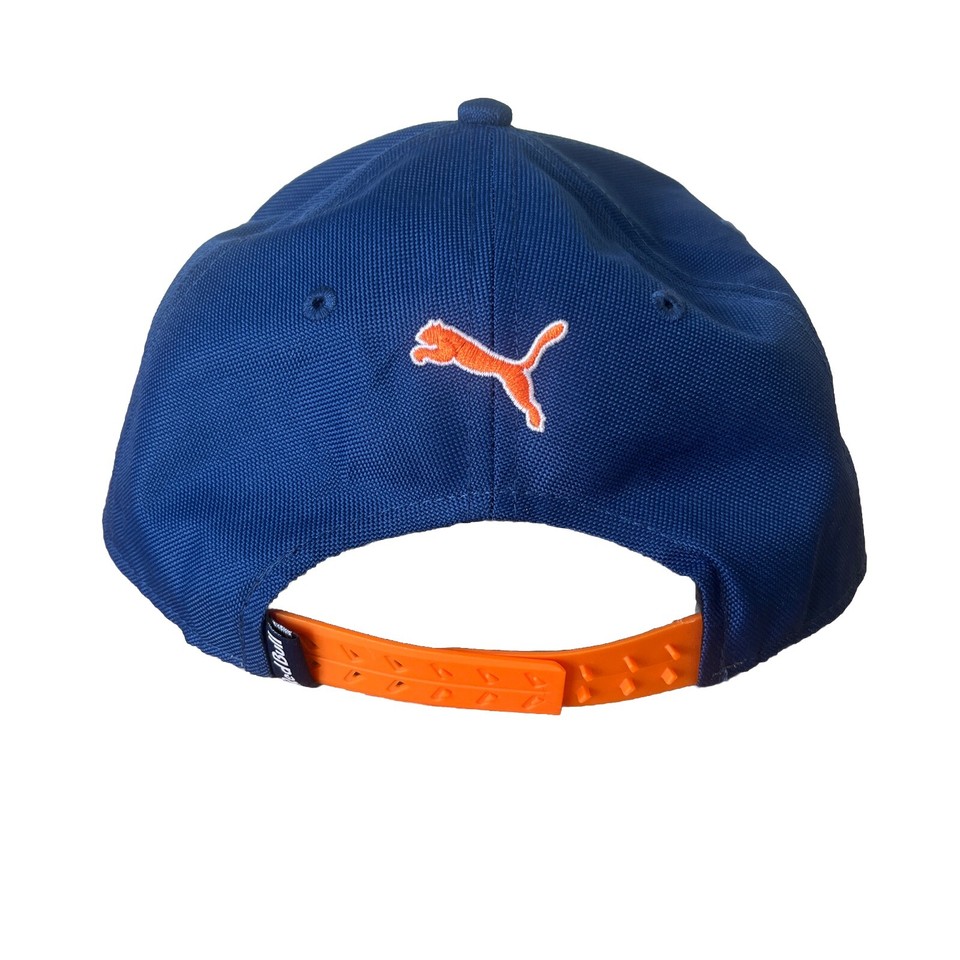 F1 MAX VERSTAPPEN RED BULL BLUE ORANGE PUMA FORMULA 1 CAP (AFTAL COA ...