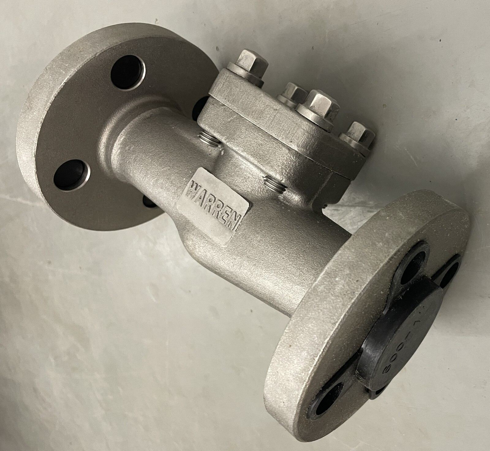 WARREN CHINA 3636F-12 1" CAST F316 STAINLESS CHECK VALVE CLASS 600 1440 ...