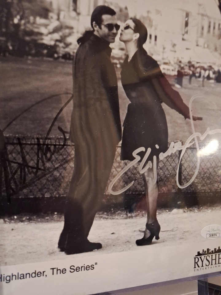 Elizabeth Gracen & Adrian Paul Signed 8x10 Highlander Promotional Photo ...