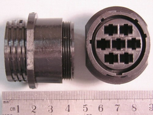 10 Amp 206277-2 Series 3 CPC 7 Position Receptacle Housings No Contacts ...