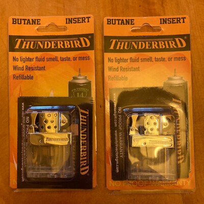 (2 Pack) KGM Vector Butane Flip Top STANDARD Lighter Insert - Best Buy ...