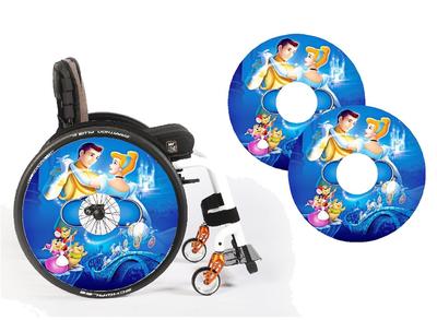 Wheelchair Spoke Guard Skins Princess Custom Design Personalised Kids ...