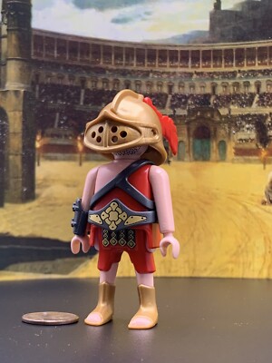 Playmobil Knight - Roman Legionary Centurion Gladiator Gold Red Feather ...
