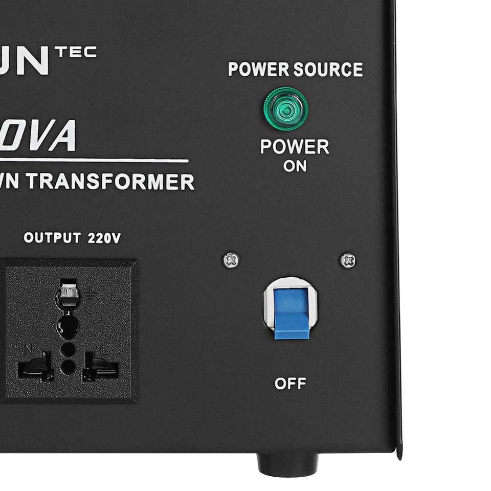 110 to 220 Electrical Power Voltage Converter Transformer 220 to 110 ...