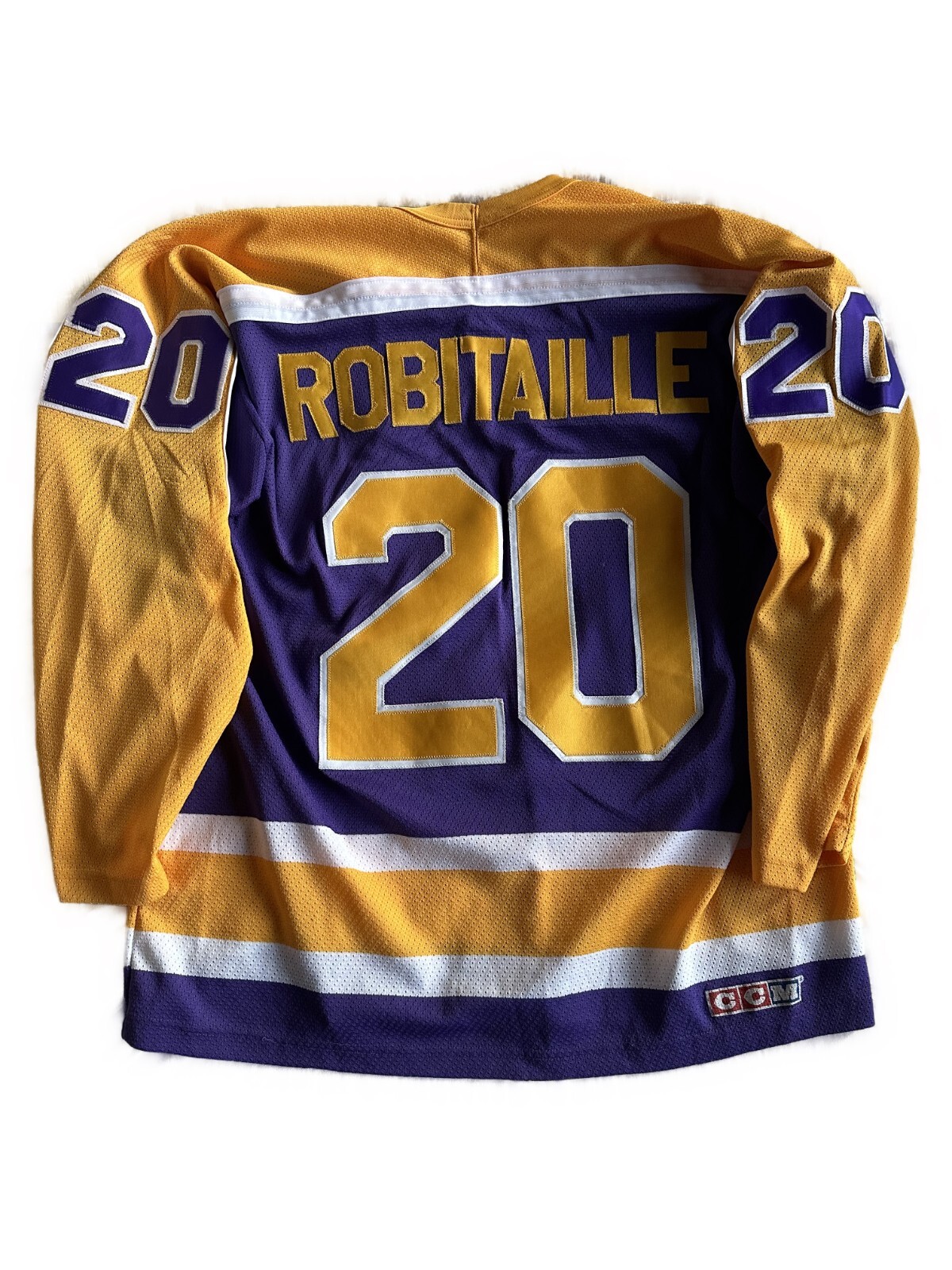 Luc Robitaille Rookie Year Jersey MASKA 1987 same as RC card | eBay