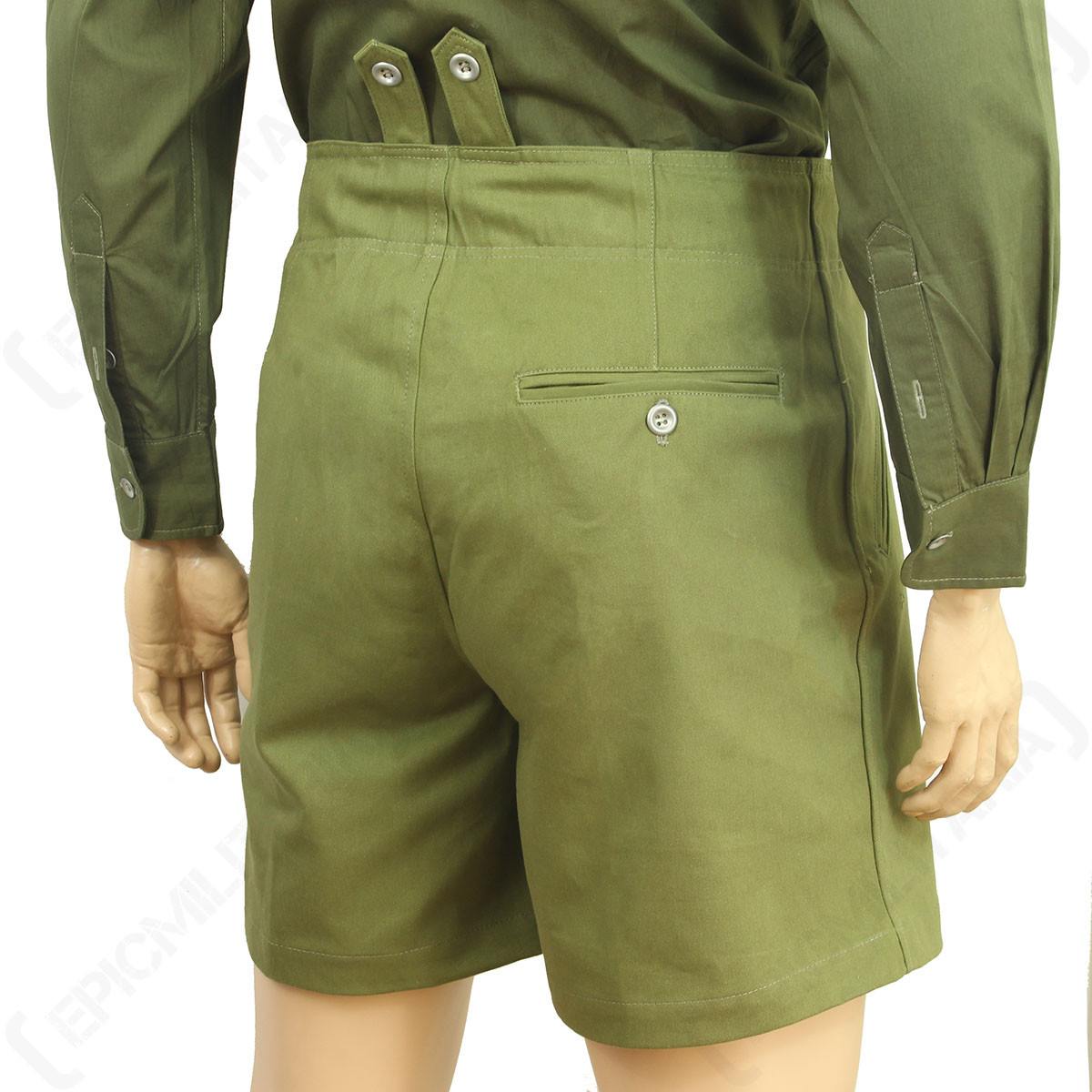 WW2 German Army DAK Shorts - Repro Soldier Uniform Afrika Korps All ...