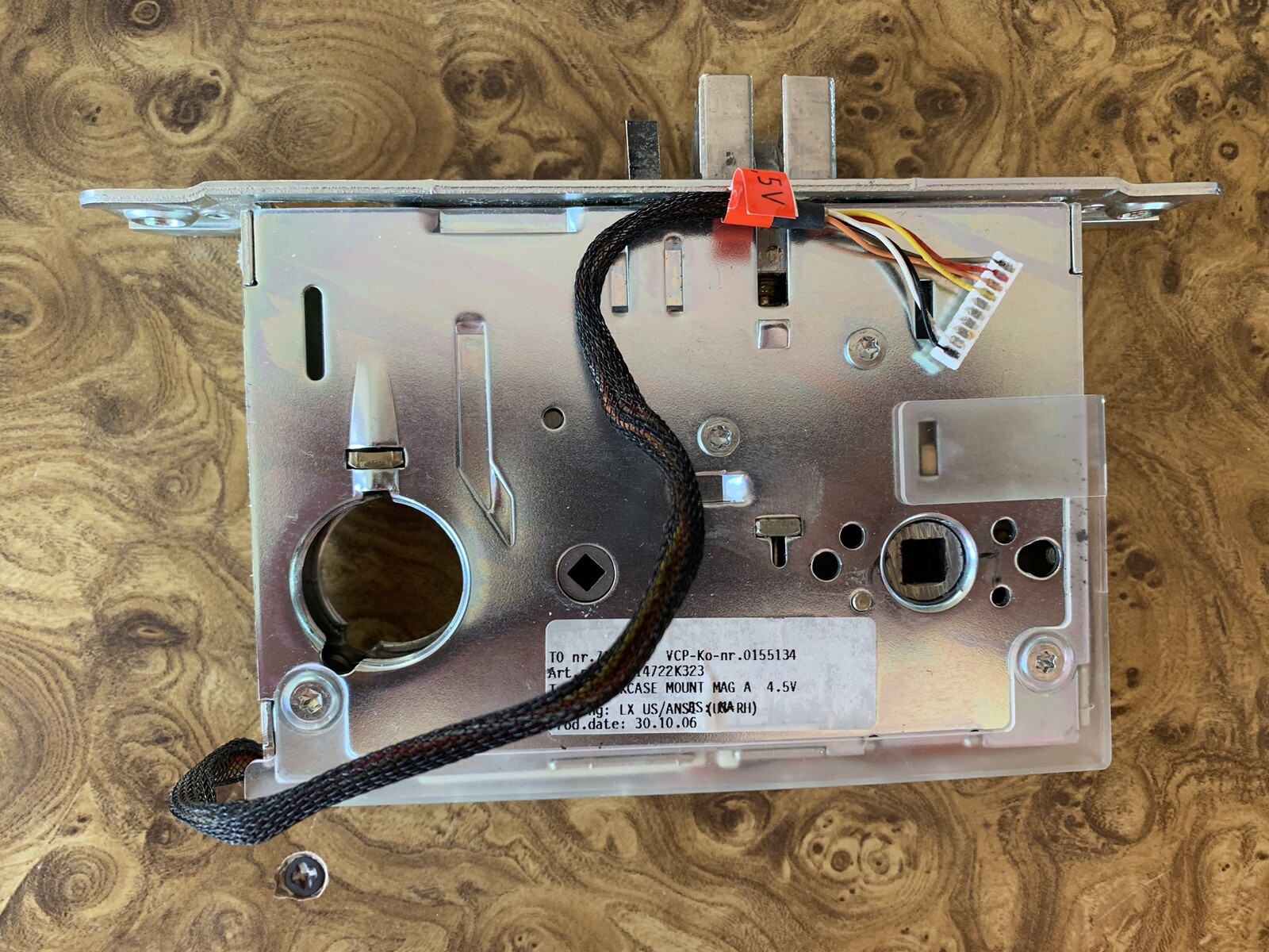 Used Vingcard ASSAAbloy 4.5v Lockcase Lock case ANSI 4.5V32mm 4-SW LH ...