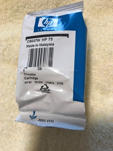 Sealed HP Invent 75 (CB337W) Tri-Color Ink Cartridge | eBay