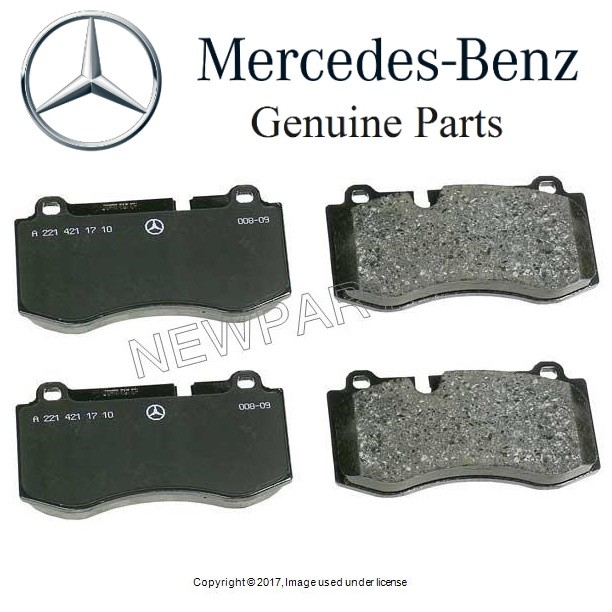 Genuine OEM Disc Brake Pad Set Front With Sensor For Mercedes W221 | eBay