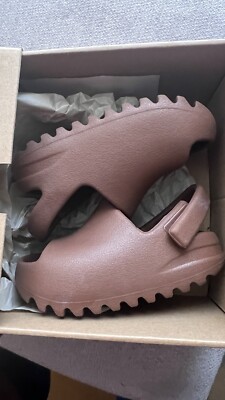 Adidas Yeezy Slide Flax / Brown Infant Size 7K | eBay