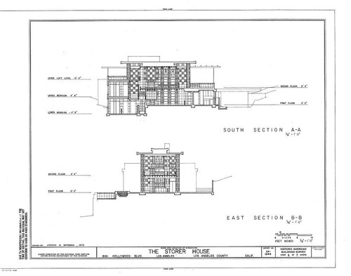 Frank Lloyd Wright, Storer House, California concrete block home ...