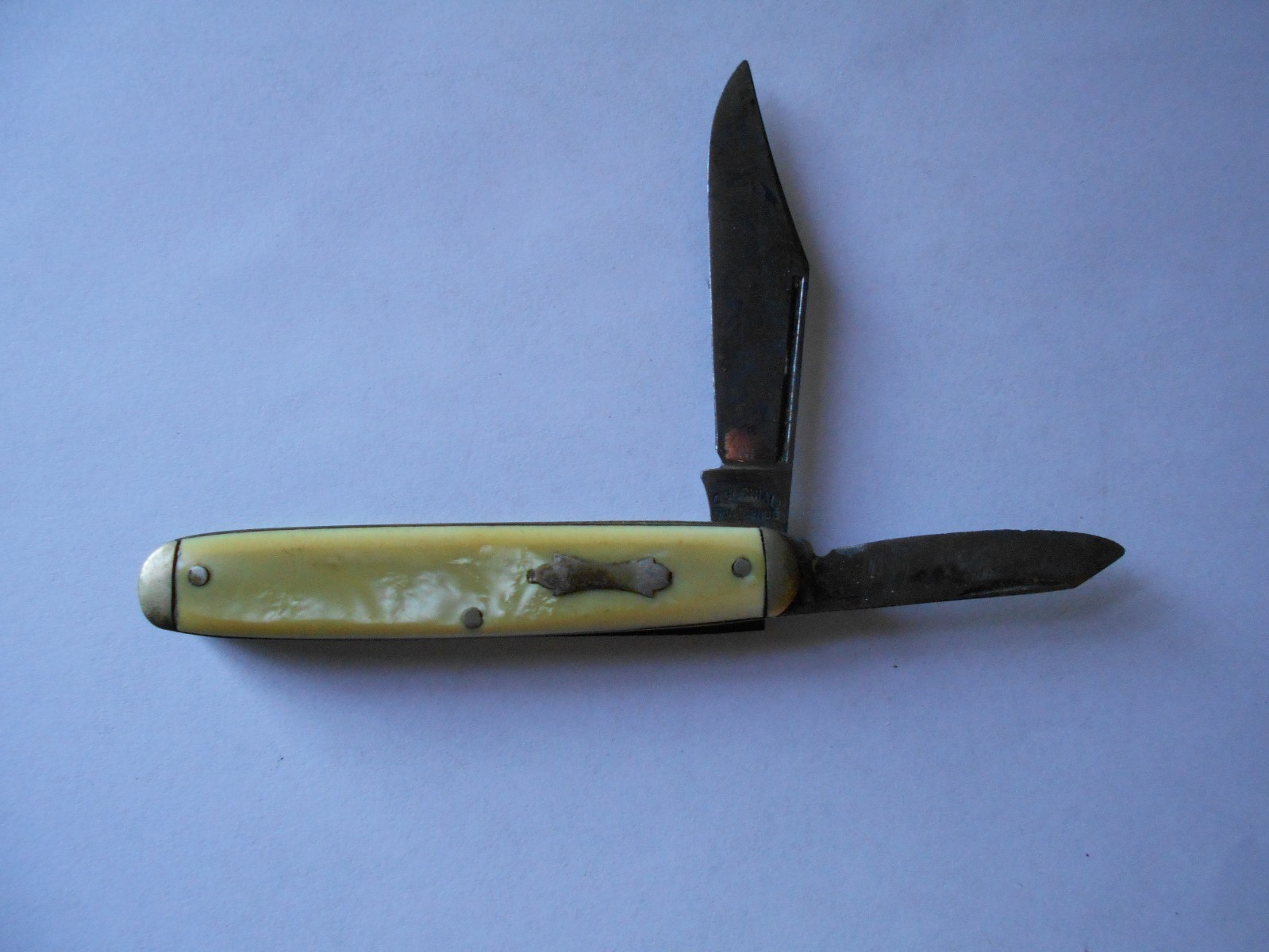 VINTAGE COLONIAL PROVIDENCE PEARL COLOR HANDLE POCKET KNIFE | eBay